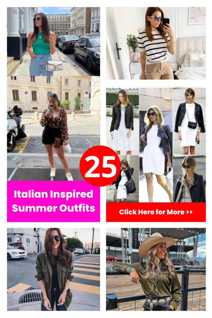 Sizzle in Style: 50 Italian Inspired Summer Outfits to Beat the Heat ...
