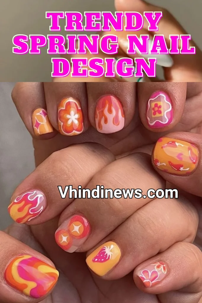 Easy Spring Nail Ideas: Cute and Simple Spring Nail Ideas That Impress ...